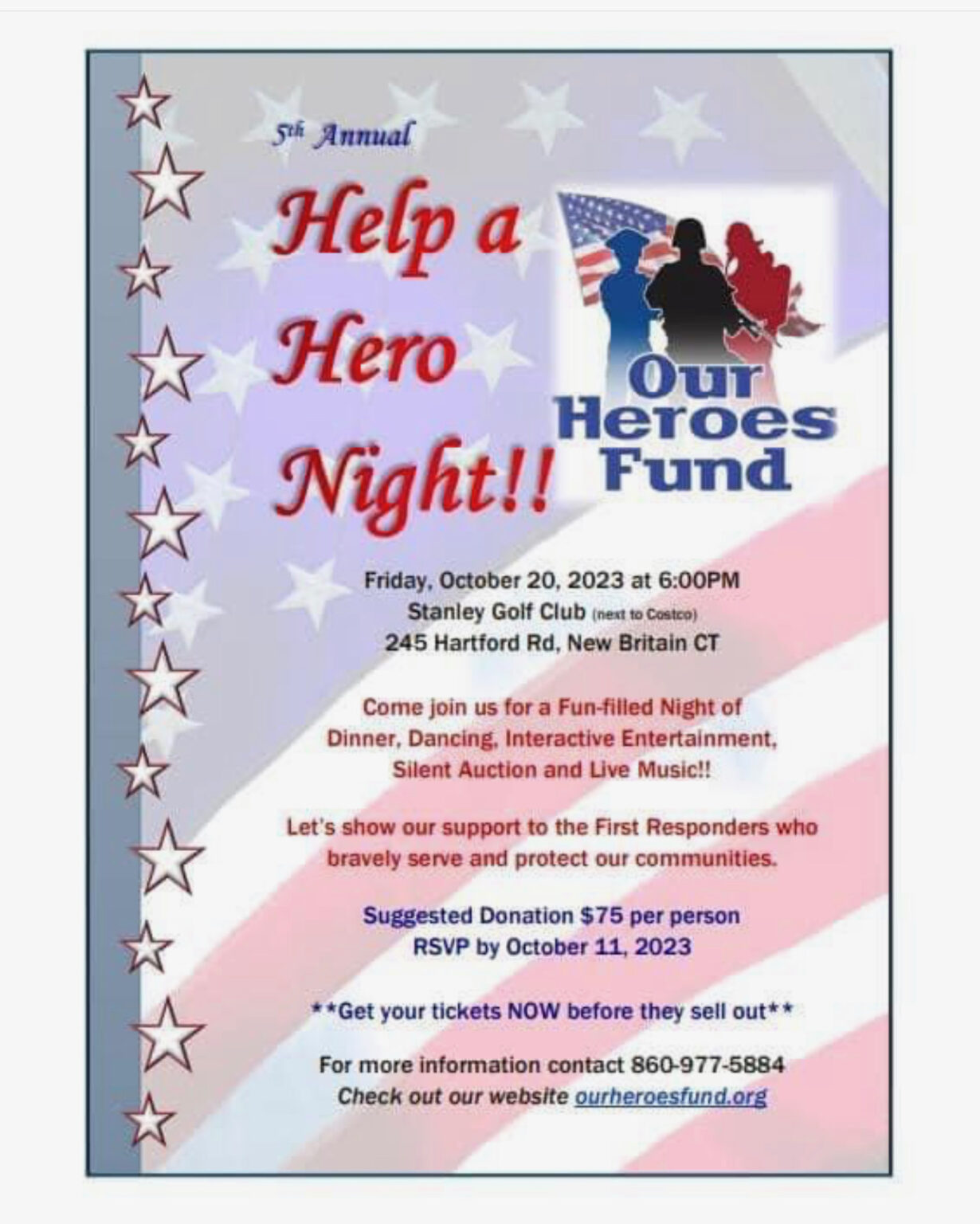 Help A Hero Night - Our Heroes Fund